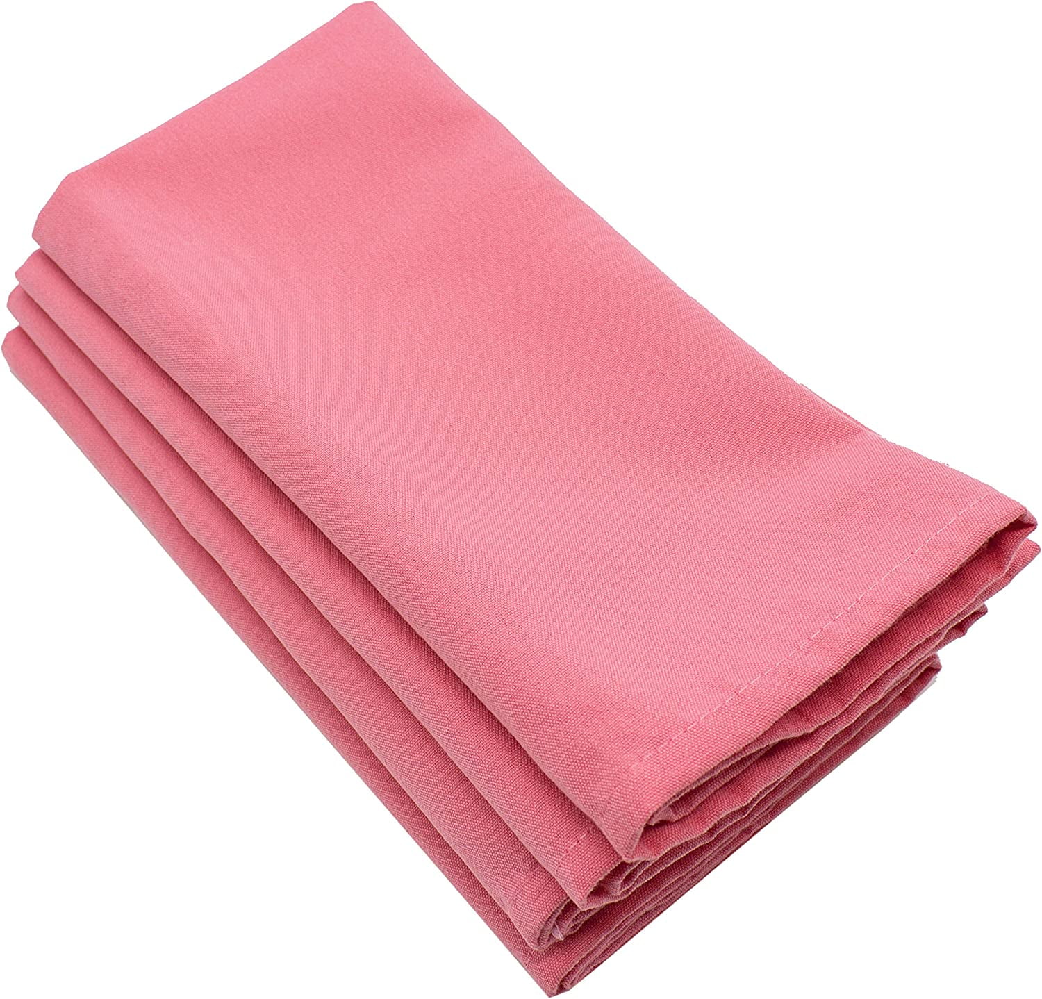 Fennco Styles Classic Solid Design Napkins, 20-inch Square, Set of 4 ...