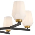 Possini Euro Design Possini Euro Jeremiah 28"W Black and Gold 6-Light ...