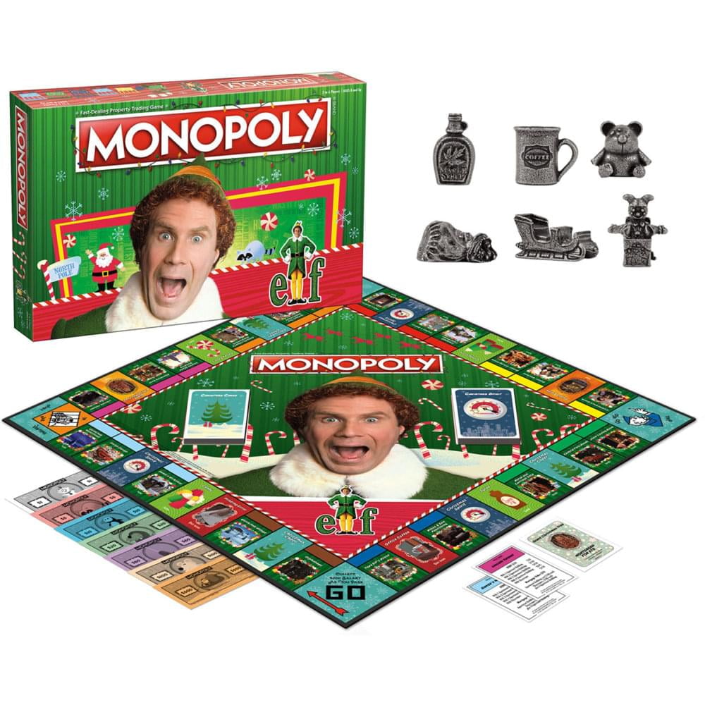 Click here for Usaopoly Elf Monopoly Board Game One Size prices