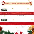 20M 4 Colors Sparkle Metallic Polyester Lace Ribbon with Paillette ...