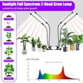 Grow Lights Upgrade 168 LEDs Clip Plant Lights for Indoor Plants, Full ...