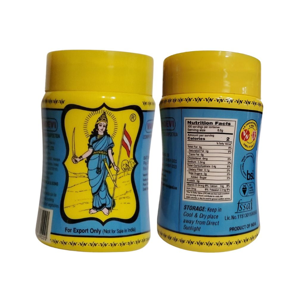 Vandevi Compounded Asafoetida Hing Powder 100g (Pack of 10) - Walmart.com