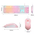 Gaming Keyboard and Mouse Combo, K1 RGB LED Backlit Keyboard with 104 ...
