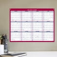 AT-A-GLANCE 2025 Vertical Horizontal Reversible Yearly Wall Calendar ...