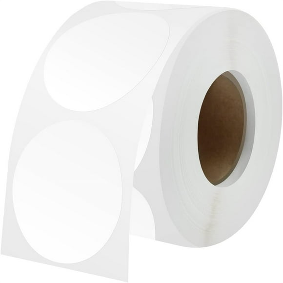 White Circle Stickers