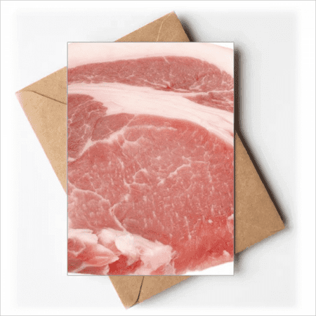 Pork Raw Meat Food Texture Greeting Cards You are Invited Invitations ...