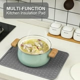 Silicone Kitchen Counter Drip Pad - Large 18 x 16", Heat Resistant ...