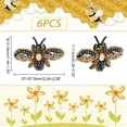 Bee Shape Felt Ornament Accessories Rhinestone & Resin Beads Beading ...