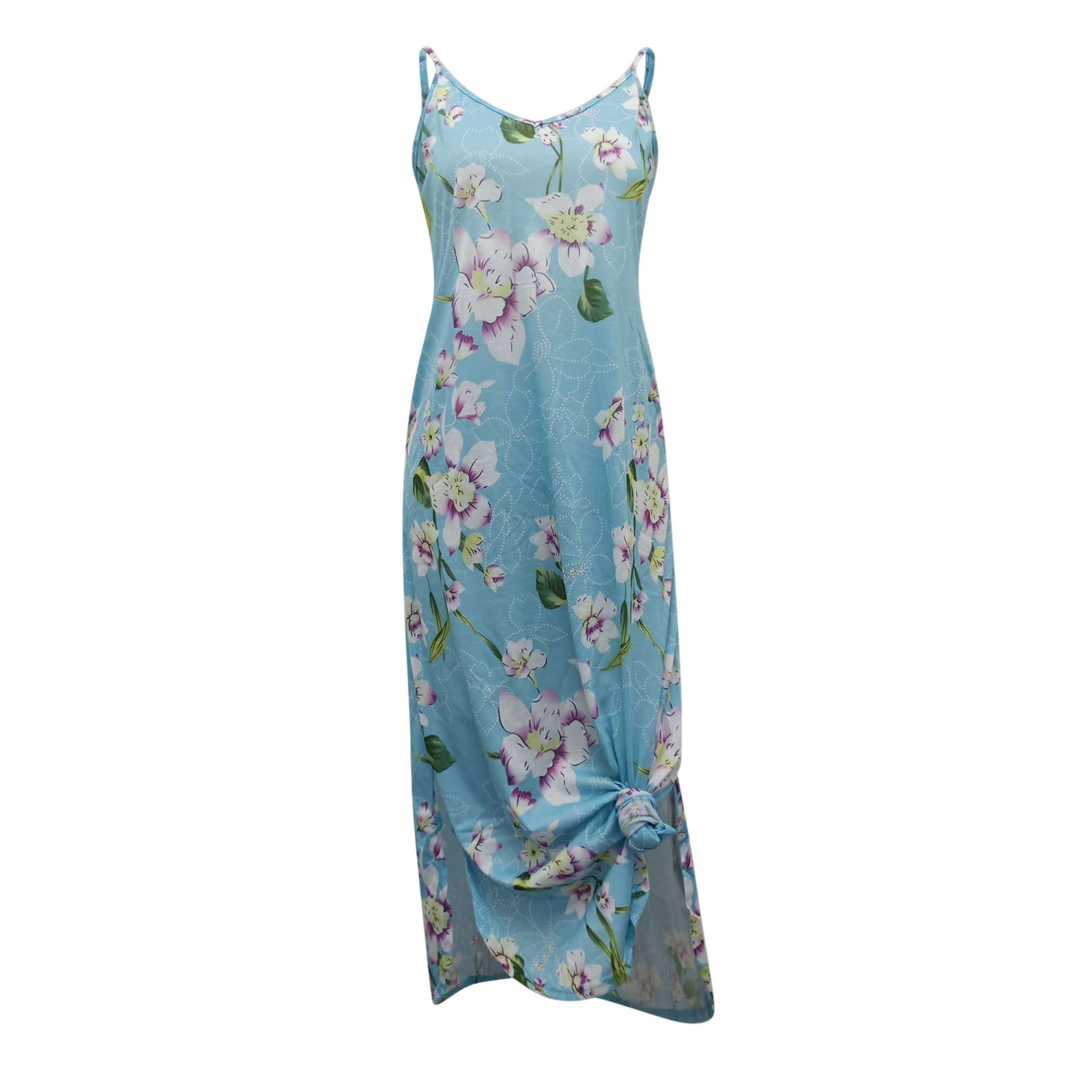 IROINNID Women's Sleeveless Prints Sundress 2021 European And American ...