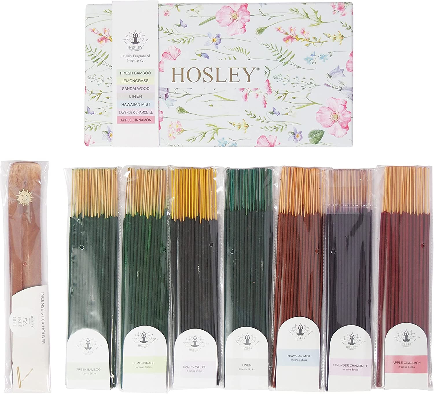 Hosley Assorted 350 Pack Incense Sticks Variety Pack Highly Fragrances ...