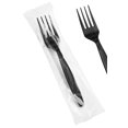 Glownary Black Extra Heavy Weight Polystyrene Plastic Fork ...