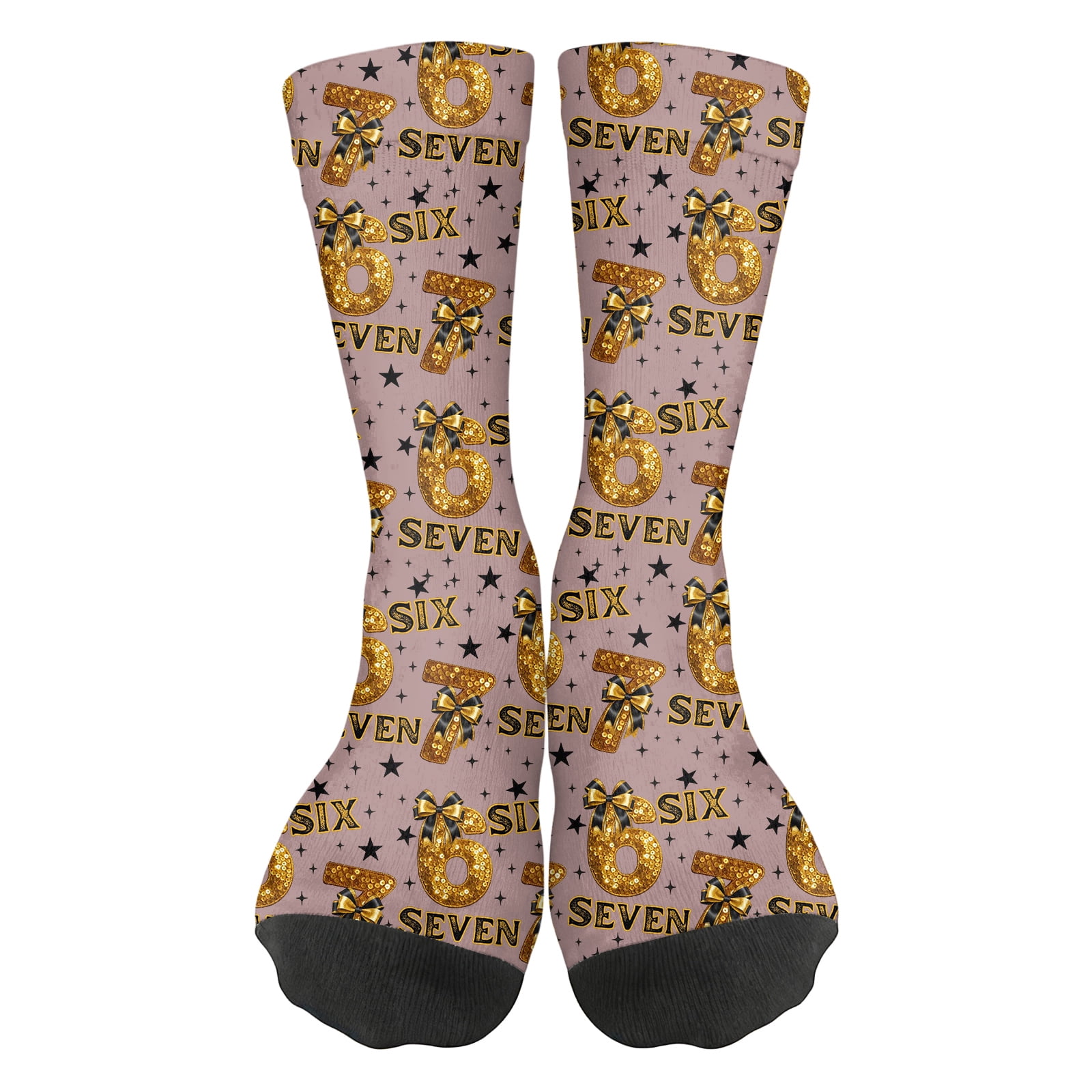 67 Socks Six Seven Meme Socks Ice Cream Drip Baseball Socks Funny ...