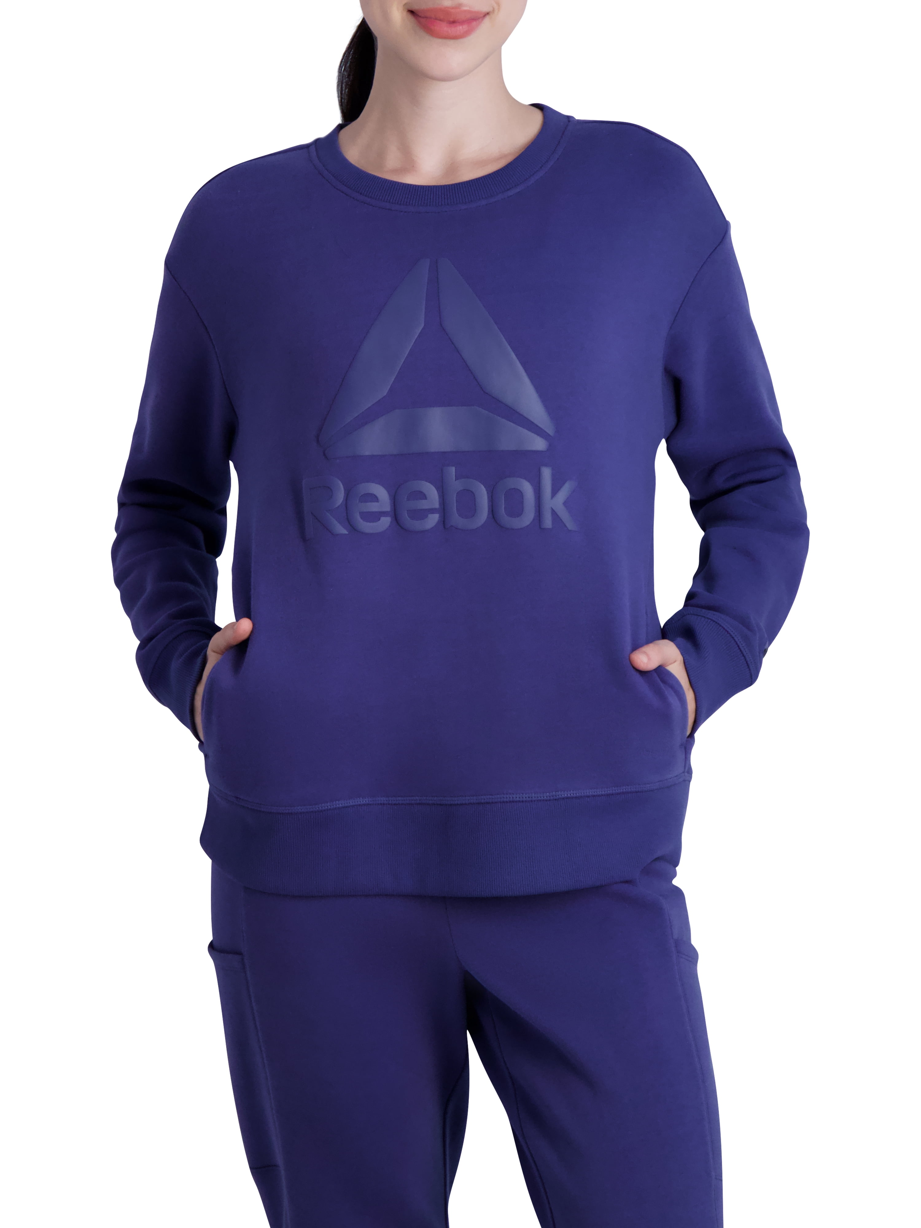 Reebok Women's Gravity Super Soft Fleece Crewneck Sweatshirt - Walmart.com Reebok Women's Gravity Super Soft Fleece Crewneck Sweatshirt - Walmart.com