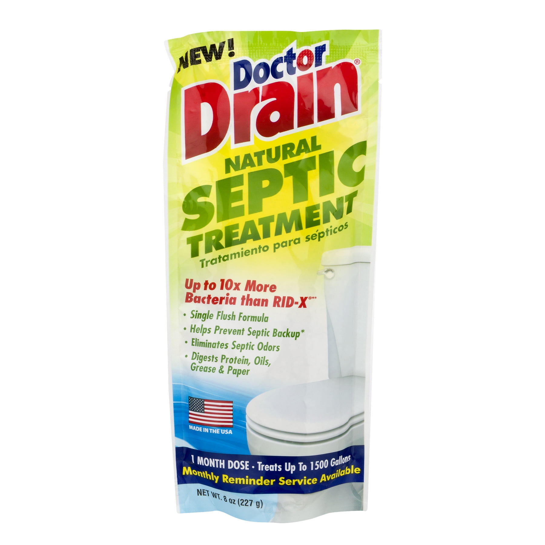 Doctor Drain Natural Septic Treatment 8 Oz