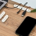 Cord Organizers Clip TangleFree Cable Management Systems Secures ...