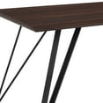 Flash Furniture Corinth 31.5" x 63" Rectangular Dining Table in Dark Ash Finish - Walmart.com