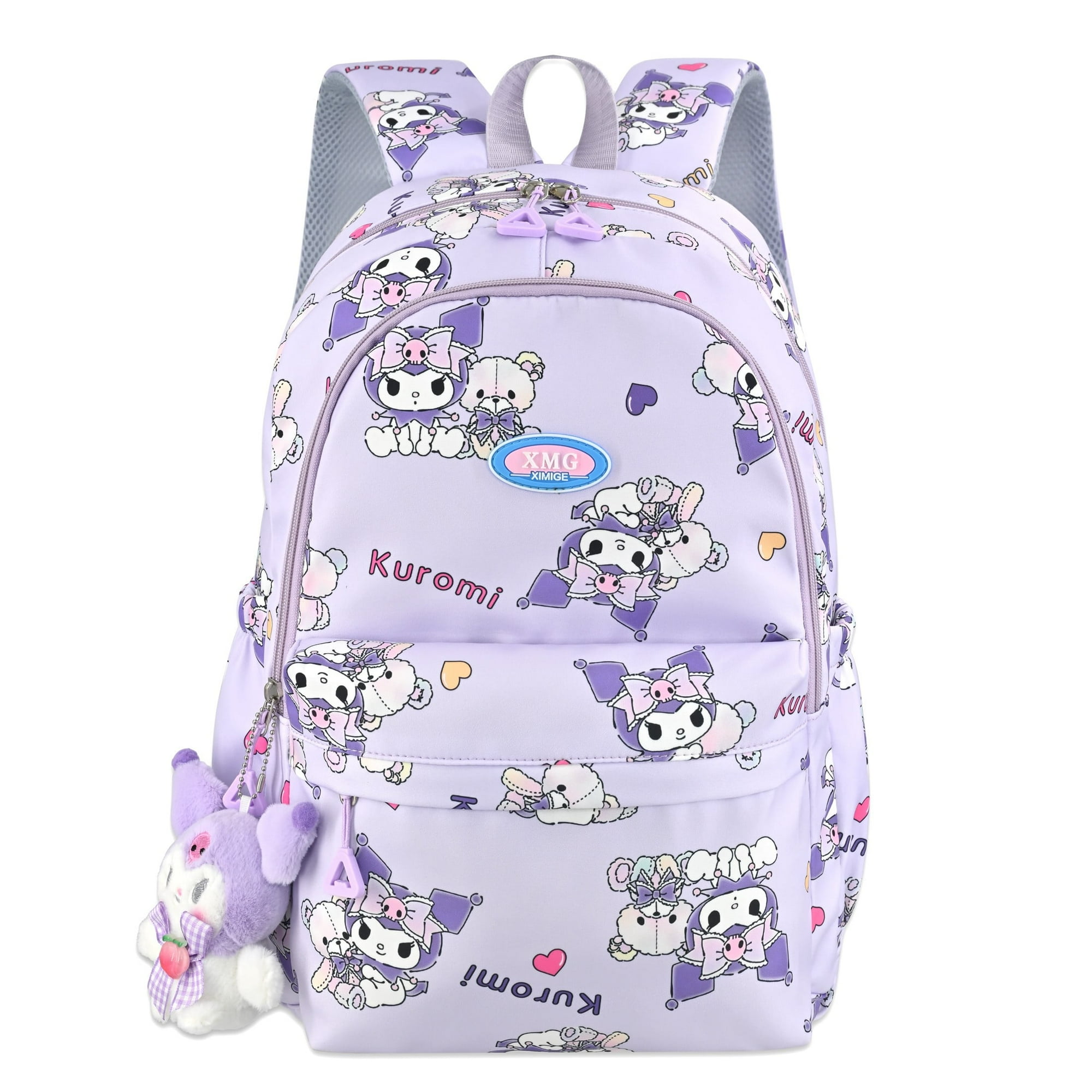 Click here for Roffatide Kuromi Casual Laptop Backpack Anime Book... prices