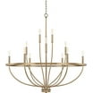 Free Shipping! \Capital Lighting Greyson 12-Light Modern Ceiling Chandelier, 40\\ Wide Taper ...