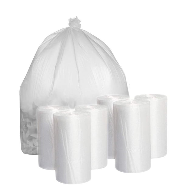 AMZ Supply Clear Trash Bags 20x22 Thickness 6 Micron High Density ...