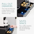 Coffee Pod Holder with 4 Drawers - Compatible with Nespresso, CBTL, K ...