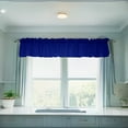 Solid Poplin Window Valance 58" Wide Royal Blue - Walmart.com