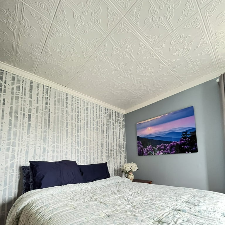 Styrofoam Fake Tin Ceiling Panels | Shelly Lighting