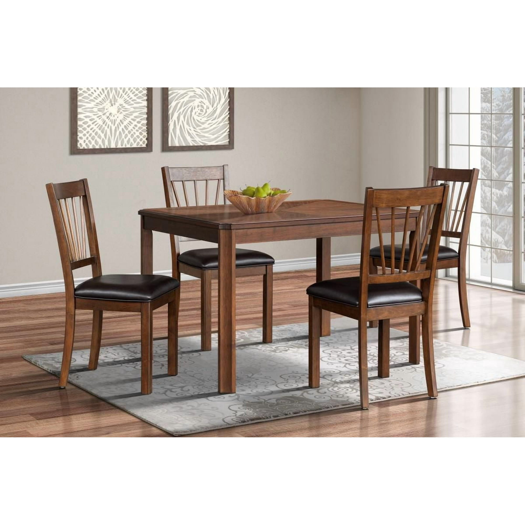 Click here for Brassex Noah 5-Piece Dining Set  Espresso prices
