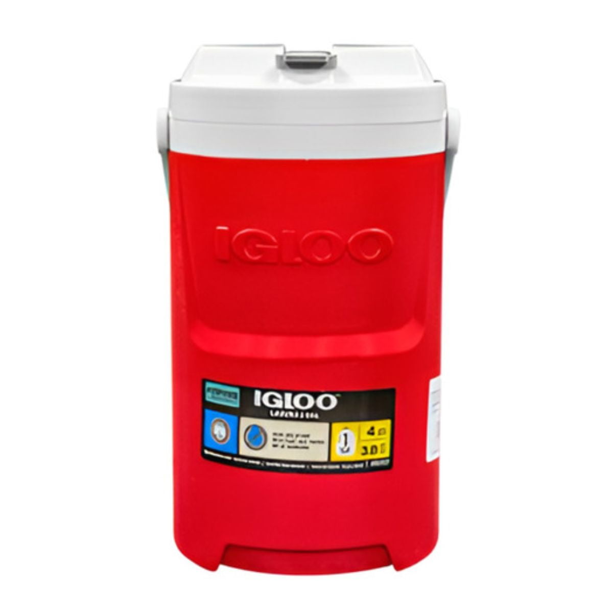 Termo IGLOO 1 Galon (3.78 L) Color Rojo Tapa Roscable y Agarradera Diseño Laguna Contiene ...
