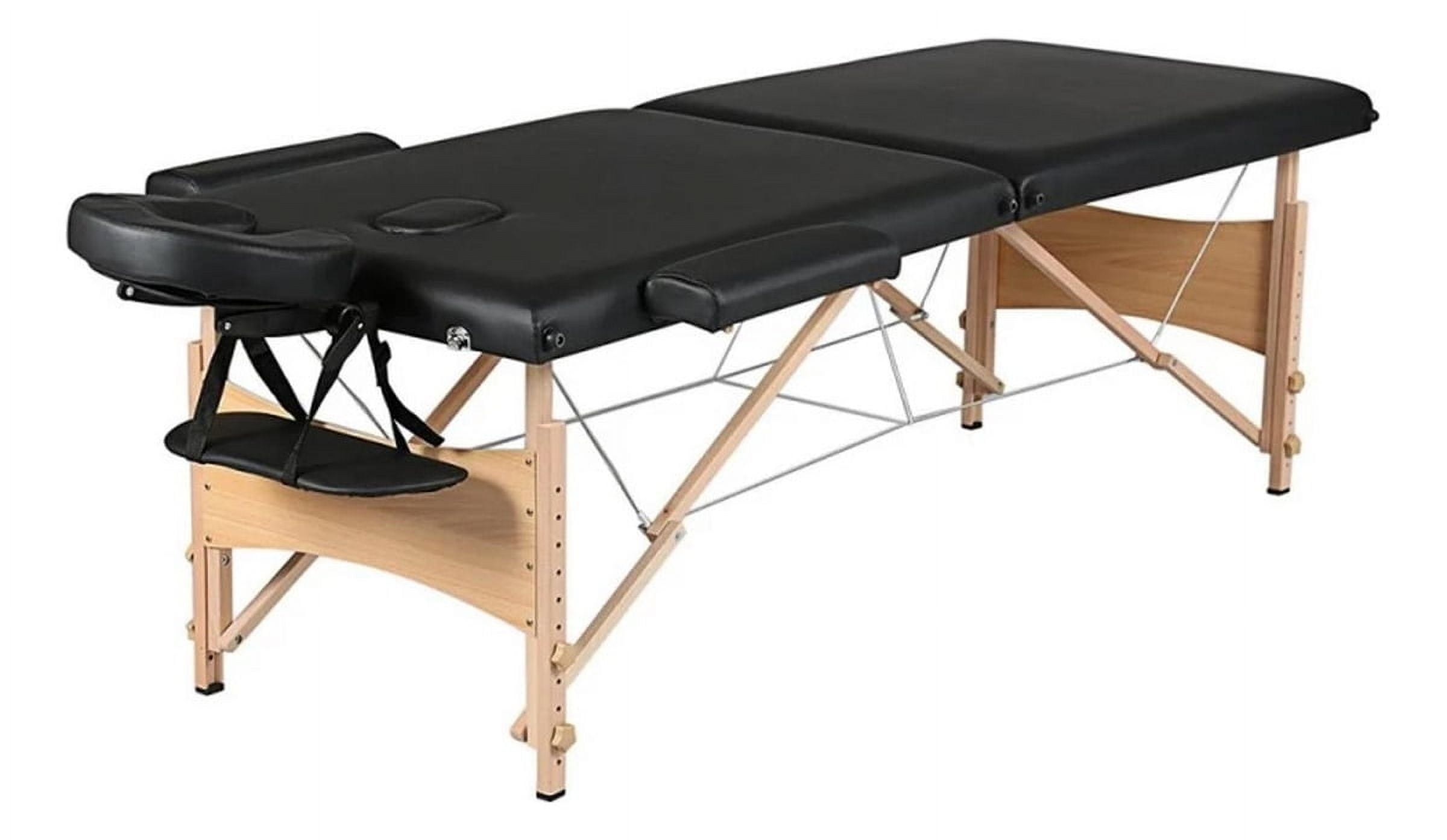 Camilla Masajes Profesional Madera Tattoo Cama Spa Plegable Color Negro ...