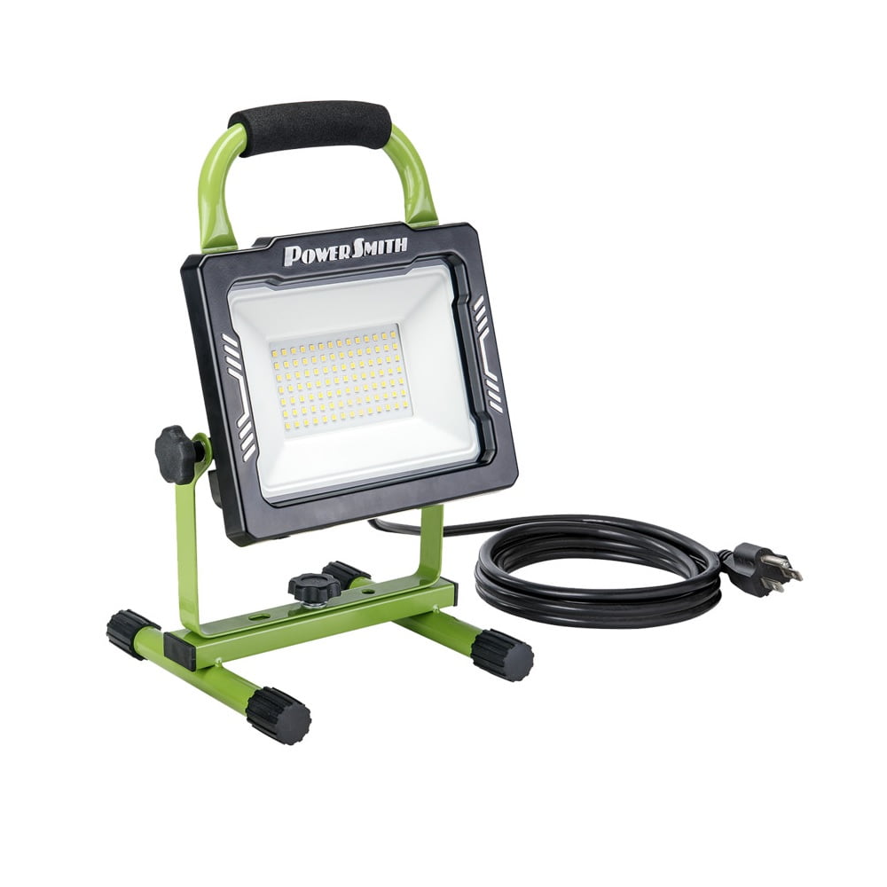 PowerSmith PWL160S Portable Work Light, 120 Volt, 6000 Lumens - Walmart ...