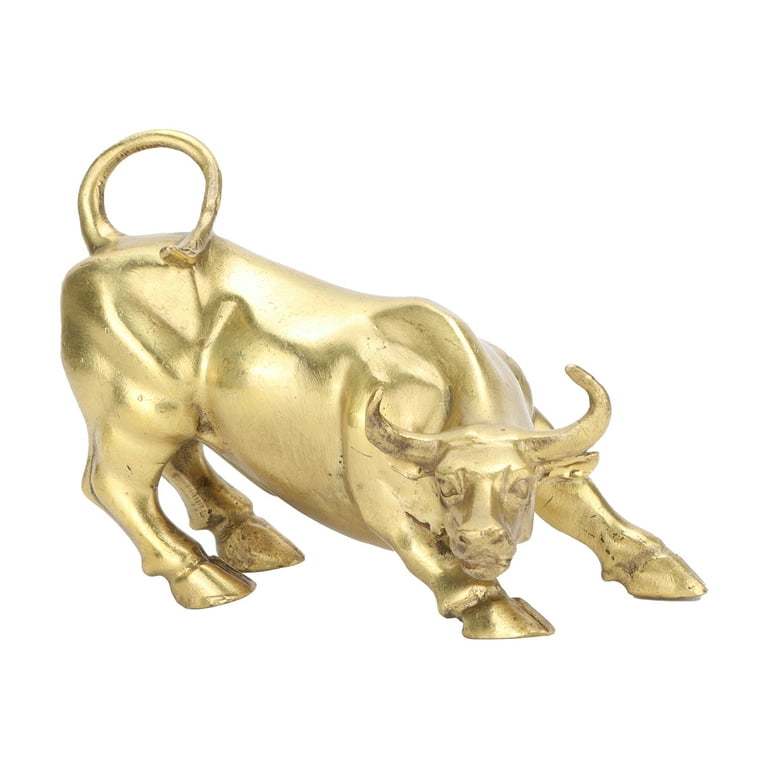 Wall Street Bull Desktop Statue