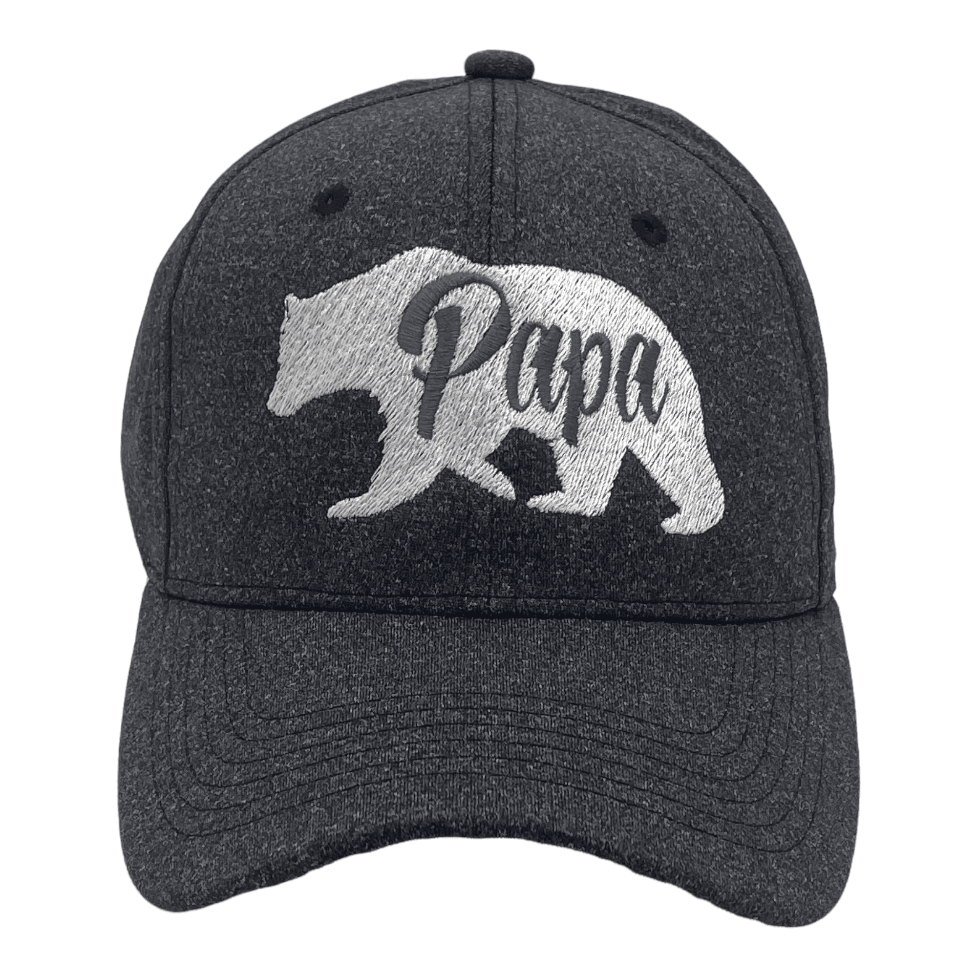 Papa Bear Hat Funny Cool Fathers Day Grizzly Baseball Cap - Walmart.com