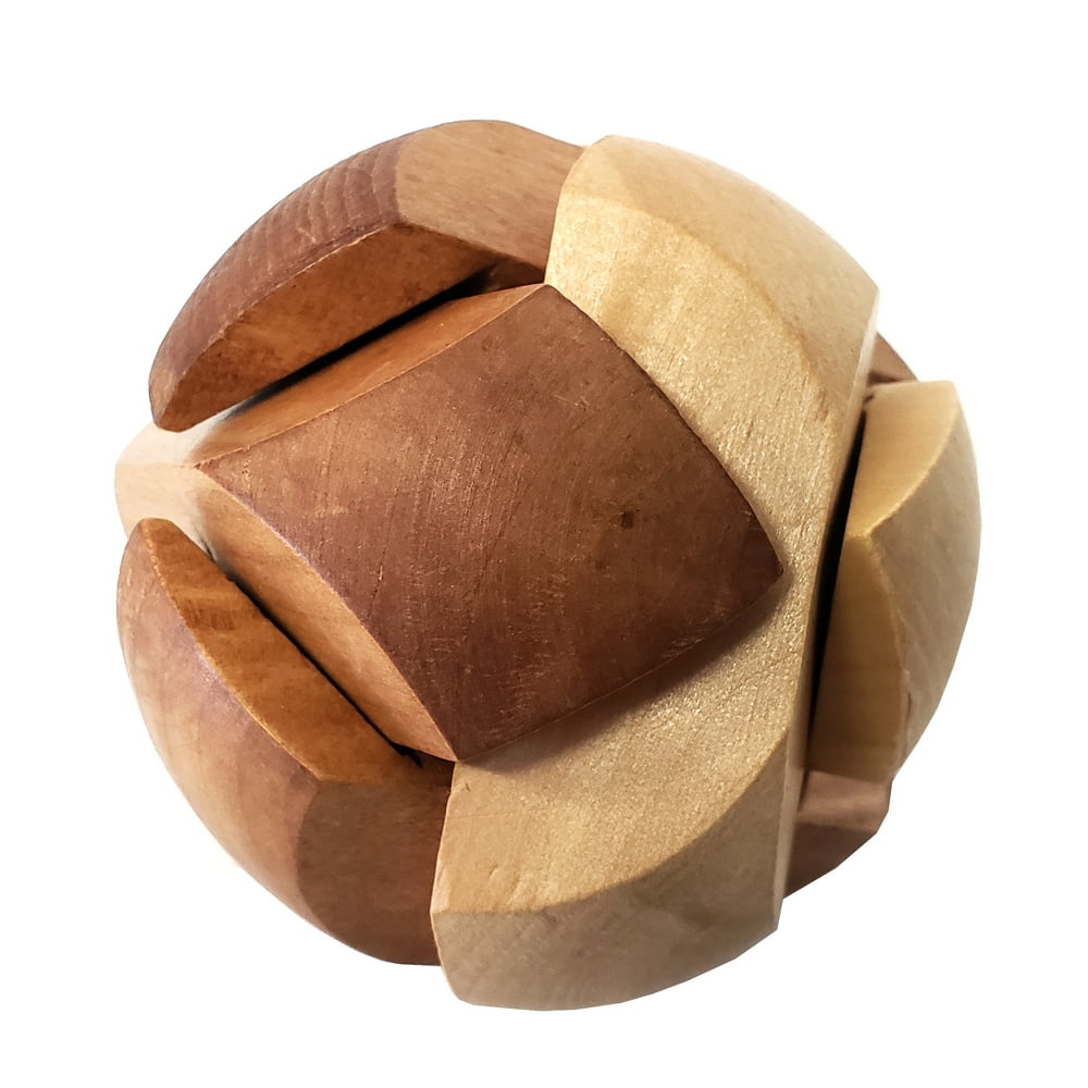 Deluxe Wooden Brain Bender Puzzle, Sphere - Walmart.com - Walmart.com