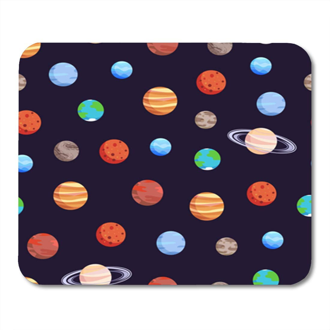 SIDONKU Cartoon Funny Pattern of The Planets Solar System Smiley ...