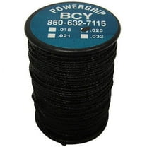 BCY 62 Braided .021 75 yds. Center Serving, Black/White - Walmart.com