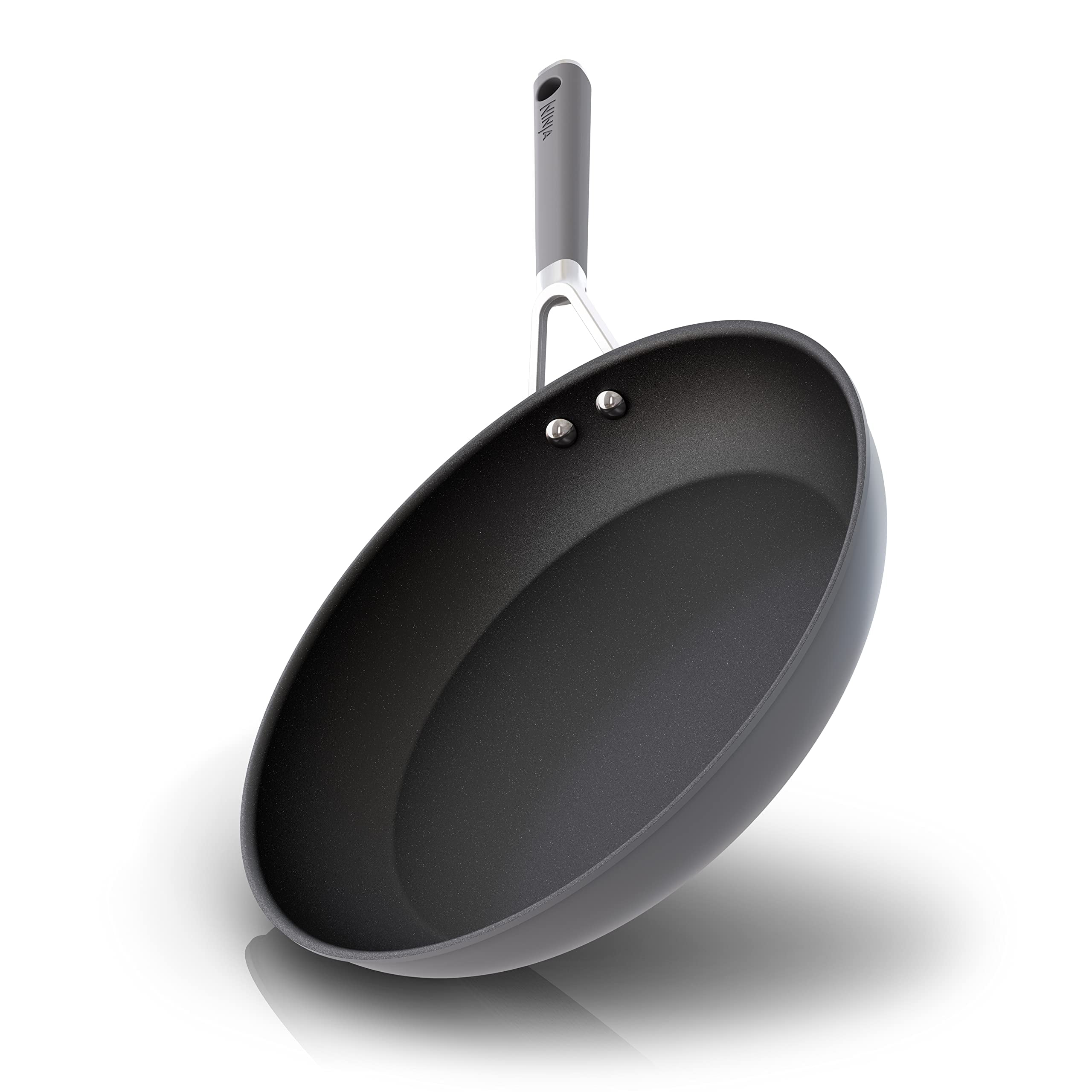 Sartén Ninja CW60030 NeverStick Comfort Grip 30 cm, color gris | Bodega ...