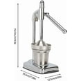 Cast Iron Juicer Hand Press,Easy-to-Clean,Stainless Steel Manual Juicer ...