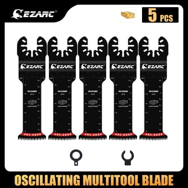 EZARC Carbide Oscillating Saw Blades, General Purpose Multitool Blades Quick Release for Metal ...