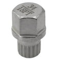 34/18PT Hollow Wheel Lock Lug Nut Removal Key Steel Anti-Theft Screw ...