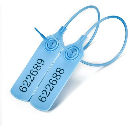 LeadSeals Middle Duty Plastic Seal Pull-Tite Security Seal Numbered ...