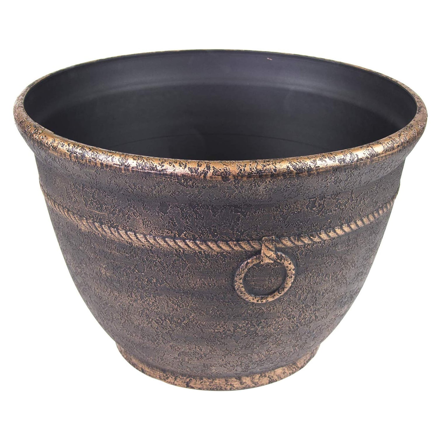 Liberty Garden Banded Rope 100' Hose Pot - Walmart.com