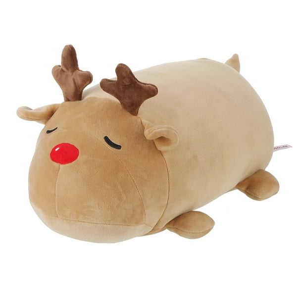 MINISO Cute Cylindrical Elk Plush Doll Plush Toy Lovely Stuffed Doll ...