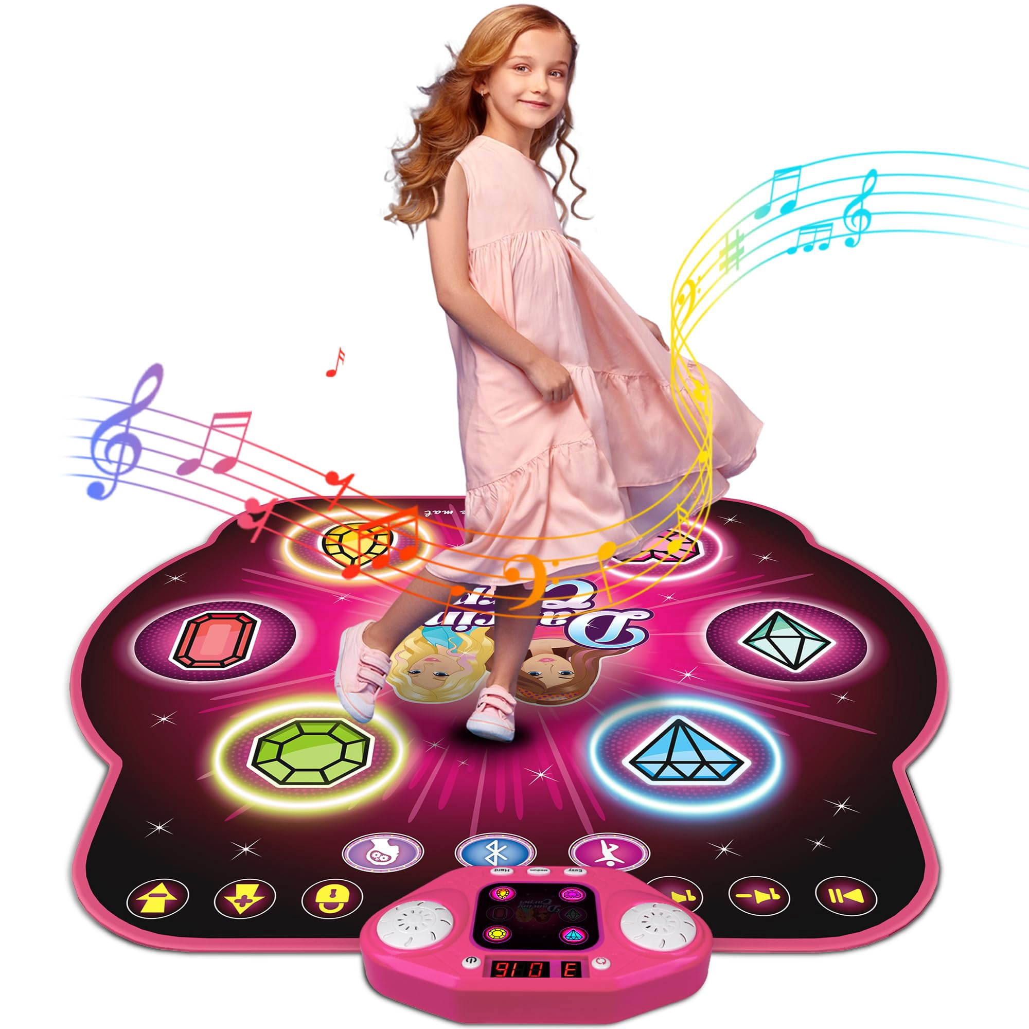 Tapete de Baile TooLion con Bluetooth de 6 Botones para Niños de 3 a 12 Años | Walmart en línea