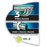 Schick ST3 Slim Triple Sensitive Men's Disposable Razors, 8 Ct ...