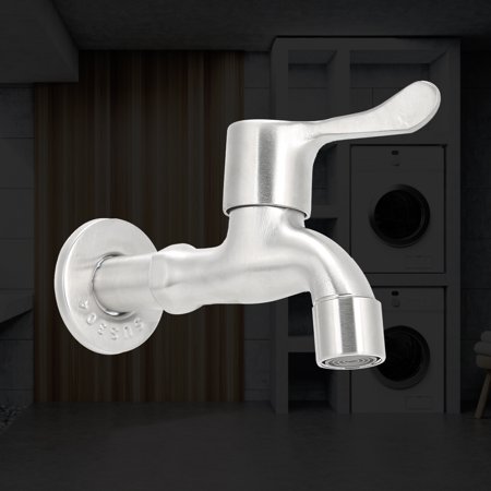 Water Faucet, Easy Operation Stainless Steel Washing Machine Faucet ...