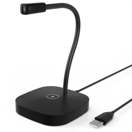 Eccomum Desktop Computer Microphone USB Wired Microphone 360 Degrees ...