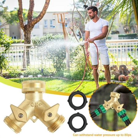 Vaidha All Copper Garden Two-way Two-way Split Two Y-type Water ...