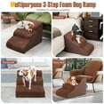Infans 3 Tiers Foam Dog Ramps/Steps for Small to Large Dogs, Non-Slip ...