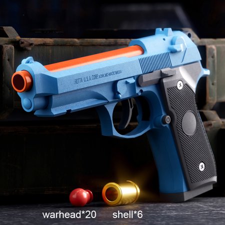 TTI 2011 Pistol Shell Throwing Continuous Firing Blowback Soft Bullet ...