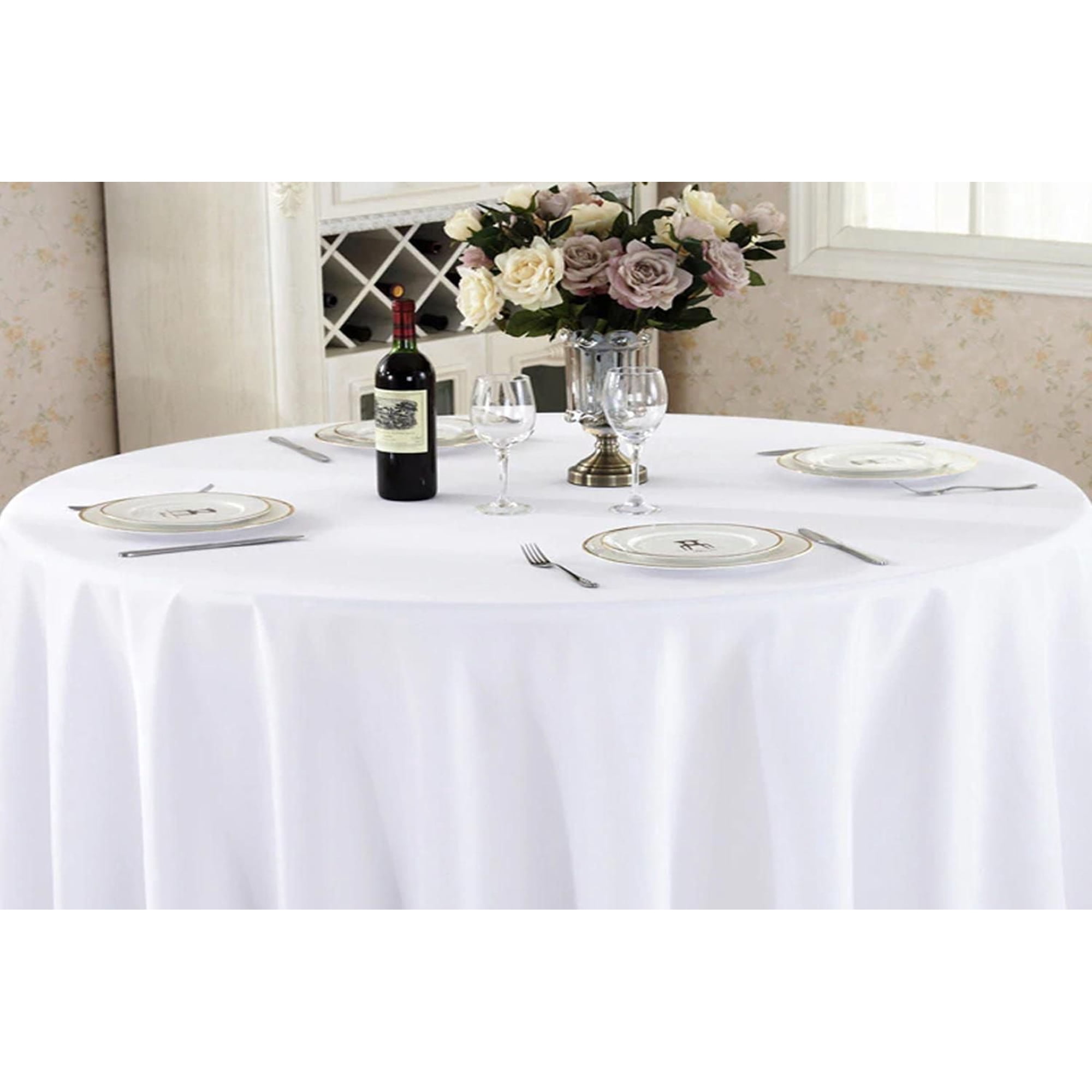 Click here for Fabstyles Hotel 100 Cotton Solid Table Cloth 90 prices